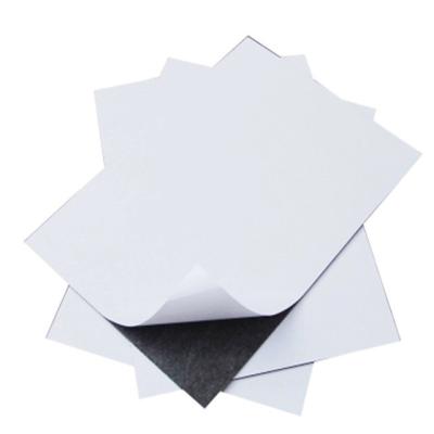 Cina Campione Magnete di gomma isotropica Carta bianca flessibile Rollo di cancellazione a secco PVC Campione nero in vendita