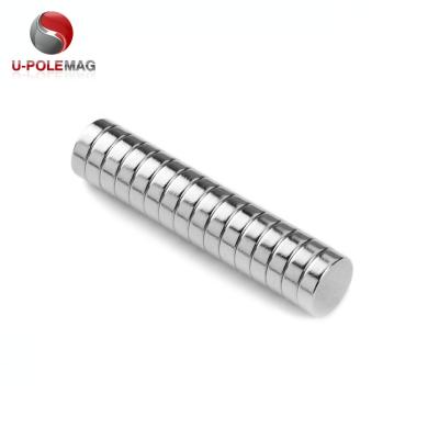 Cina Modellazione di magneti cilindrici di neodimio da 10 mm x 3 mm per materiali magnetici permanenti in vendita