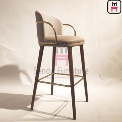 중국 세디 가죽 상업적 식당 바는 스테인레스 강 발걸이구 팔걸이를 스툴 판매용