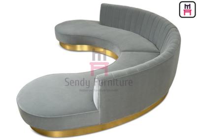 Chine Allocation des places commerciale de cabine de forme sans fin de voûte, sofa de tissu de tapisserie d'ameublement avec la base de solides solubles à vendre