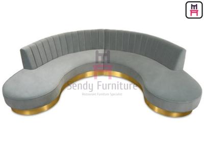 Chine Allocation des places commerciale de cabine de forme sans fin de voûte, sofa de tissu de tapisserie d'ameublement avec la base de solides solubles à vendre