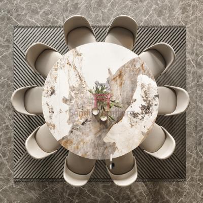 중국 Sintered Stone Rock Plate Furniture Color Palette Dia 80cm For Dining Table 판매용
