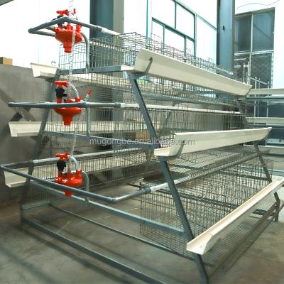 China Factory Wholesale Price a Type Poultry Farm Equipment Battery Layer Portable Chicken Coop With Egg Collection System for sale