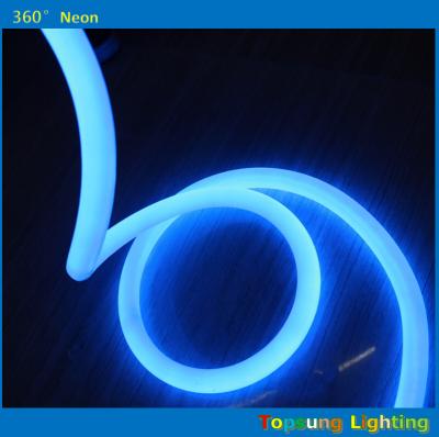 중국 16mm 360도 원형 LED 네온 튜브 파란색 유연한 장식등 24V 판매용