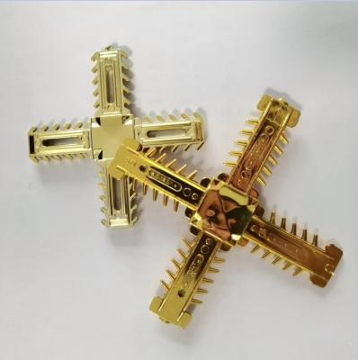 China Conector de barra georgiano decorativo para fita de alumínio de vidro oco à venda