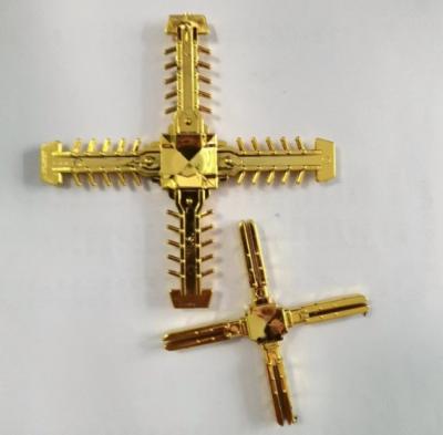 China Ouro Dupla camada Unidade de vidro isolado Dessecante Georgian Bar Flower Connector e Mais à venda