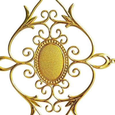 China Fácil Instalação De tamanho comprido, vidro duplo ornamentado 7*15 Eletroplata ALUMINIO Flor georgiana à venda