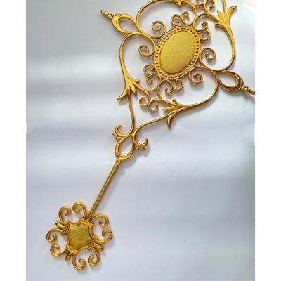 China Alumínio Georgian Bar Gold 5*8 Flower A decoração definitiva para perfis de UPVC turcos à venda