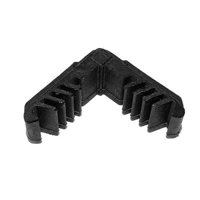 China Plastic hoek connector voor isolerende glas Aluminium Spacer stofdicht Insektdicht Te koop