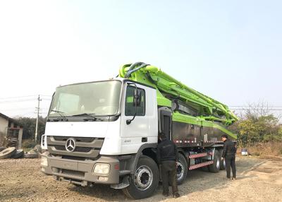 중국 300KW 56m 초침 펌프 트럭, 6개의 팔을 가진 붐 펌프 트럭 강한 흡입 판매용