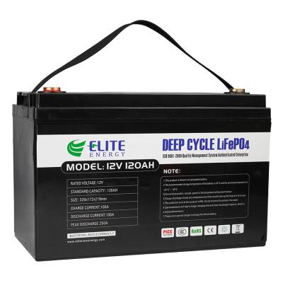 중국 메모리 효과 없는 리튬 이온 IP56 12V LiFePO4 전지 120Ah 판매용