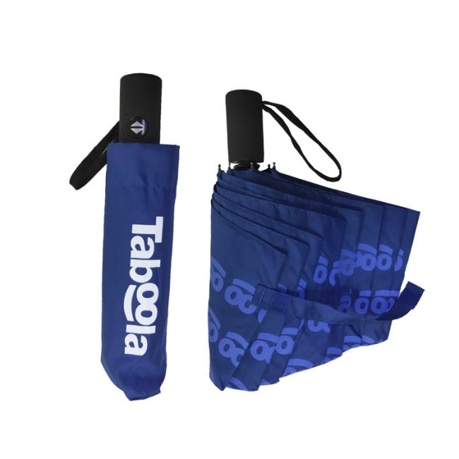 3-fold auto open close windproof sun umbrella with color printing