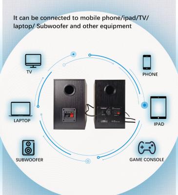 China Altavoces de estantería Bluetooth de 30W con control remoto en venta