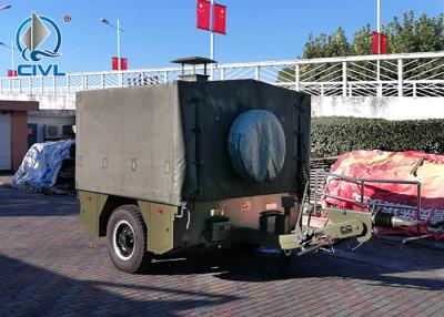 Cina Rimorchio mobile della cucina di campo 1,8 tonnellate della flotta di camion monoassiale dell'alimento in vendita