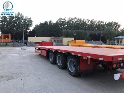 Cina Rimorchio internazionale a base piatta idraulico del camion dei semi 80 tonnellate di forti di caricamento di 17m macchine della costruzione in vendita