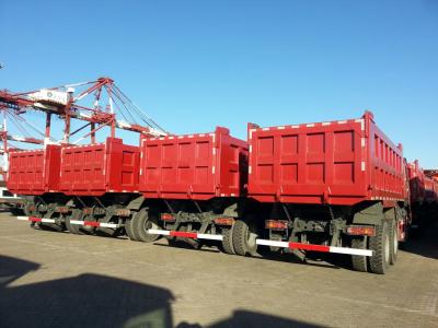 Cina Sinotruck autocarro con cassone ribaltabile resistente da 40 tonnellate 6x4 336 10 spinge il colore rosso del ribaltatore in vendita