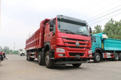 Cina Capacità 40ton dell'autocarro con cassone ribaltabile di Sinotruck Howo 8x4 12-Wheel con colore rosso in vendita