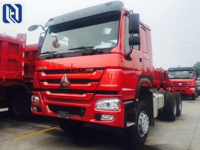 Cina emissione rossa di marca URO II dell'autocarro con cassone ribaltabile della guida a sinistra 336hp 6x4 Sinotruk Howo7 in vendita