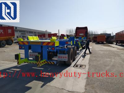 Cina Cino autoarticolati dei contenitori del doppio del Truk, rimorchio diesel rosso del camion in vendita