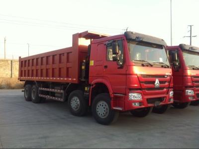 Cina 12 ribaltatore resistente dell'autocarro con cassone ribaltabile dei pneumatici 8*4 con la cabina lunga comoda HW76 in vendita