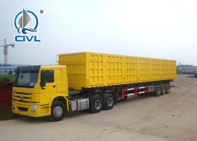 Cina Blu rimorchio basso due singolo, autoarticolato del letto da 50 tonnellate dello scaricatore di 2 assi in vendita