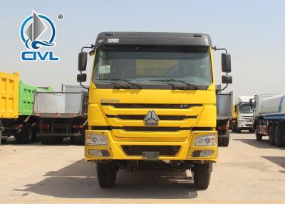 Cina Mano sinistra di giallo di 371 HP che conduce l'autocarro a cassone della ruota dell'autocarro con cassone ribaltabile 10 con il forte contenitore di carico in vendita