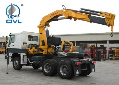 中国 赤い 16Ton トラックはクレーン SQ16ZK4Q/指の関節のトラック クレーン/クレーン truck/10ton/25ton トラック クレーンを取付けました 販売のため