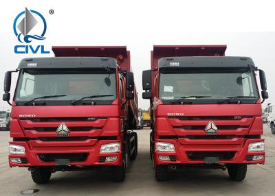 Cina Colore rosso resistente Tipper Truck dell'autocarro con cassone ribaltabile della ruota dell'autocarro con cassone ribaltabile di Sinotruk 6X4 10 30T in vendita