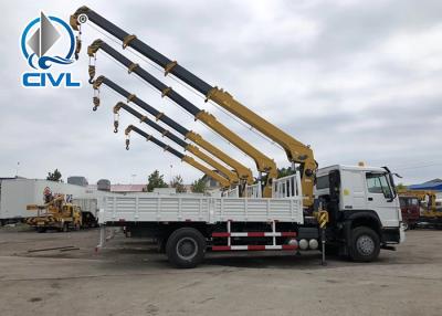 Cina Il camion di HOWO ha montato le gru 4 x 2 con la gru SQ6.3SK2Q 6000KG del freno aerodinamico XCMG in vendita