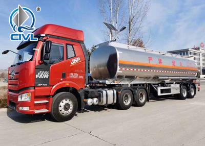 Cina il combustibile 45T/benzina/chimica Liquide/hanno accluso il rimorchio dei semi del serbatoio di combustibile degli autoarticolati del trattore in vendita