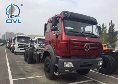 China 6x4 Beiben 2638 van de Vrachtwagen de Hoofd 10 Banden van chassisbeiben op zwaar werk berekende vrachtwagen van Beiben Te koop