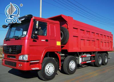 Cina Euro 2 /3 50T dell'AUTOCARRO CON CASSONE RIBALTABILE dell'autocarro con cassone ribaltabile di dovere di SINOTRUKHeavy HOWO 8X4 in vendita