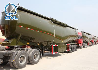 Cina 3 autoarticolati del carro armato del cemento alla rinfusa dell'asse SINOTRUK con il compressore d'aria del motore di 55-65CBM Weichai e di Wuhu in vendita