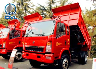 Cina camion commerciali dello scarico di 10T HOWO con la luce Tipper Truck di 110HP EuroIII Front Lifting 4x2 4tires in vendita