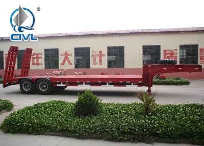 Cina 2 autoarticolati BASSI 28T del RIMORCHIO del LETTO dell'ATTREZZATURA degli ASSI scelgono la velocità in vendita