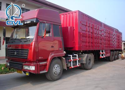 Cina CIVL Van Type Semi Trailer Trucks 40 Ton Payload Semi Van Box Trailer in vendita