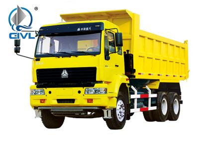 Cina - Motore diesel resistente 18 CBM Colur giallo Tipper Truck Loading Capacity dell'autocarro con cassone ribaltabile di SWZ WD615 20 tonnellate in vendita