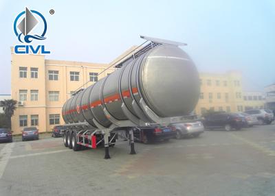 Cina Semirimorchio cisterna mobile dell'olio dell'autocisterna del rimorchio dei semi del serbatoio di combustibile dei serbatoi di combustibile/autoarticolati della lega di Almunium in vendita