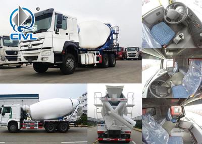 中国 8M3 SINOTRUK 6*4 371HPの具体的な混合装置/コンクリートミキサー車のトラック 販売のため