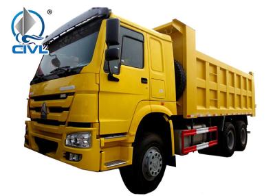 Cina Colore resistente di giallo di Sinotruk Howo7 della gomma dell'autocarro con cassone ribaltabile 20M3 dell'euro II 6x4 10 in vendita