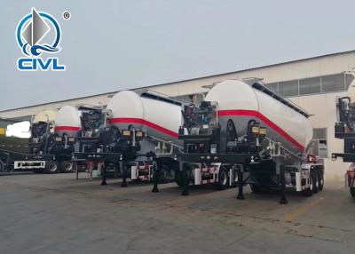 Cina 3 grandi autoarticolati del carro armato del cemento alla rinfusa del cantiere degli ASSI con la ruota #50/#90 quinto in vendita