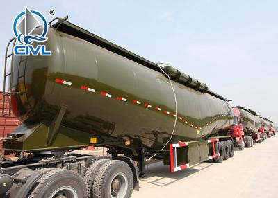 Cina CIMC 3 rimorchio materiale dell'autocisterna della polvere del rimorchio dei semi del acciaio al carbonio dell'appartamento degli assi 60M3 2 con il motore di Weichai in vendita