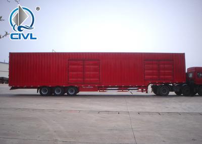 Cina autoarticolati Van di colore rosso LHL/RHL 9190XXY del semirimorchio SHACMAN in vendita