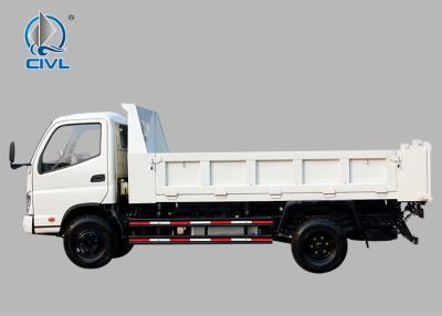 Cina Autocarro a cassone bianco di colore dell'autocarro con cassone ribaltabile del nuovo scaricatore leggero di Foton Forland 3-4tons Rhd 4x2 in vendita