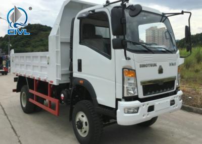 Cina Homan 4x4 116hp tutto l'autocarro con cassone ribaltabile dell'azionamento della ruota 6-8 tonnellate di Tipper Truck in vendita