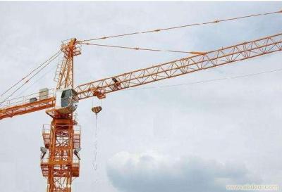 China Gelber Turmkranich mit VFD-Steuerung und Q345B-Stahl zu verkaufen