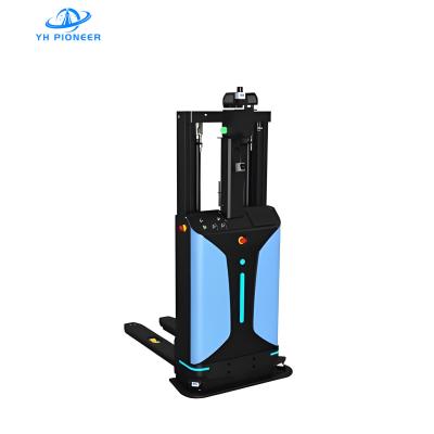 China High Precision Unmanned Forklift AGV Robot With Natural Navigation For Space Saving And Efficient Operations for sale