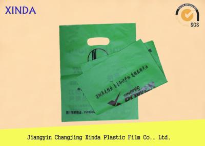 Cina Le borse ecologiche della maniglia molle del ciclo hanno tagliato lo spessore a stampo tagliente lucido 70micron di 40cm*50cm in vendita