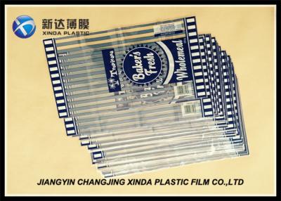 Cina L'abitudine ha stampato il chiaro rinforzo di plastica del fondo della borsa del pane di OPP per l'imballaggio di pane del forno in vendita