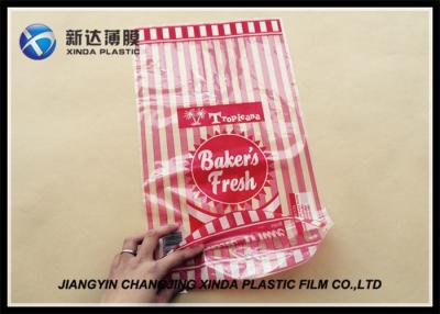 Cina il pane di plastica d'imballaggio materiale del forno del LDPE di spessore 40mic insacca trasparente in vendita